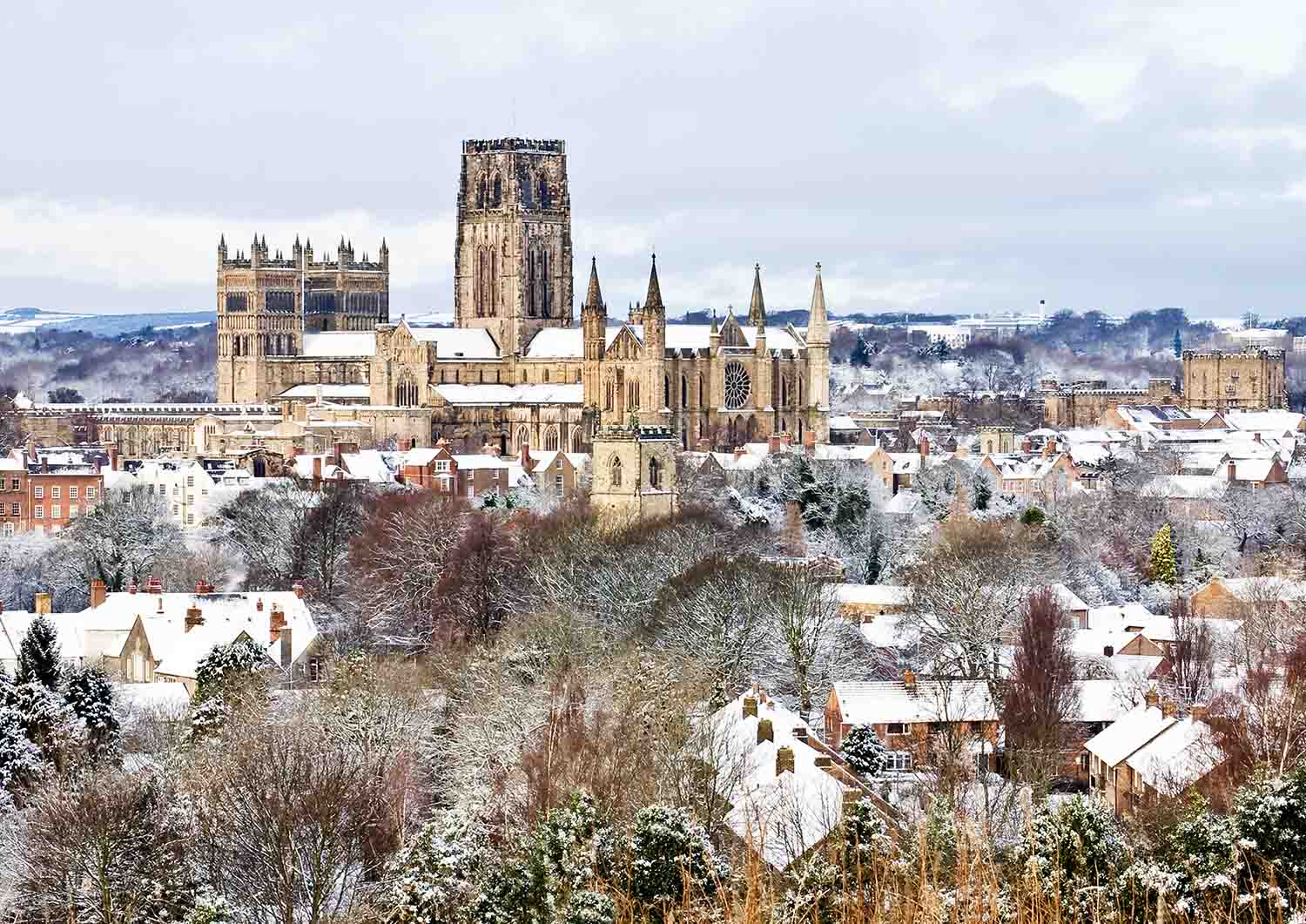 Christmas Card Durham Cathedral & Castle - newcastlegifts
